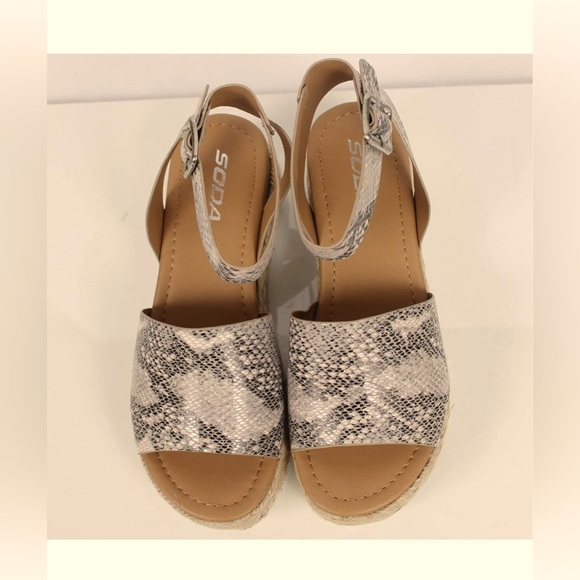 Soda | Shoes | Espadrille Sandal Python Soda Brand | Poshmark